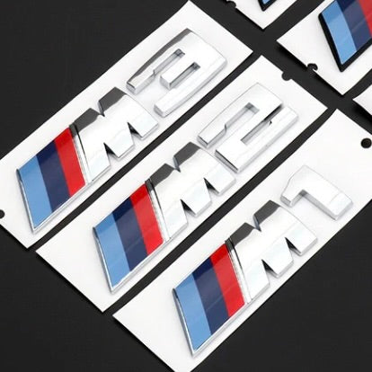 BMW M3 Replacement Gloss Silver Trunk Emblem Badge (OEM+) | E90 E92 ...