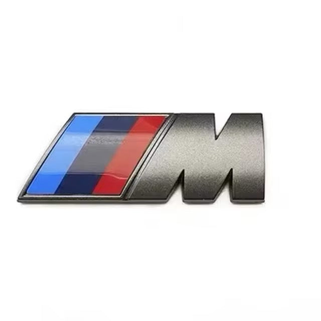 BMW Replacement 'M' Gunmetal Grey Trunk Emblem Badge (OEM+) | E90 E92 ...