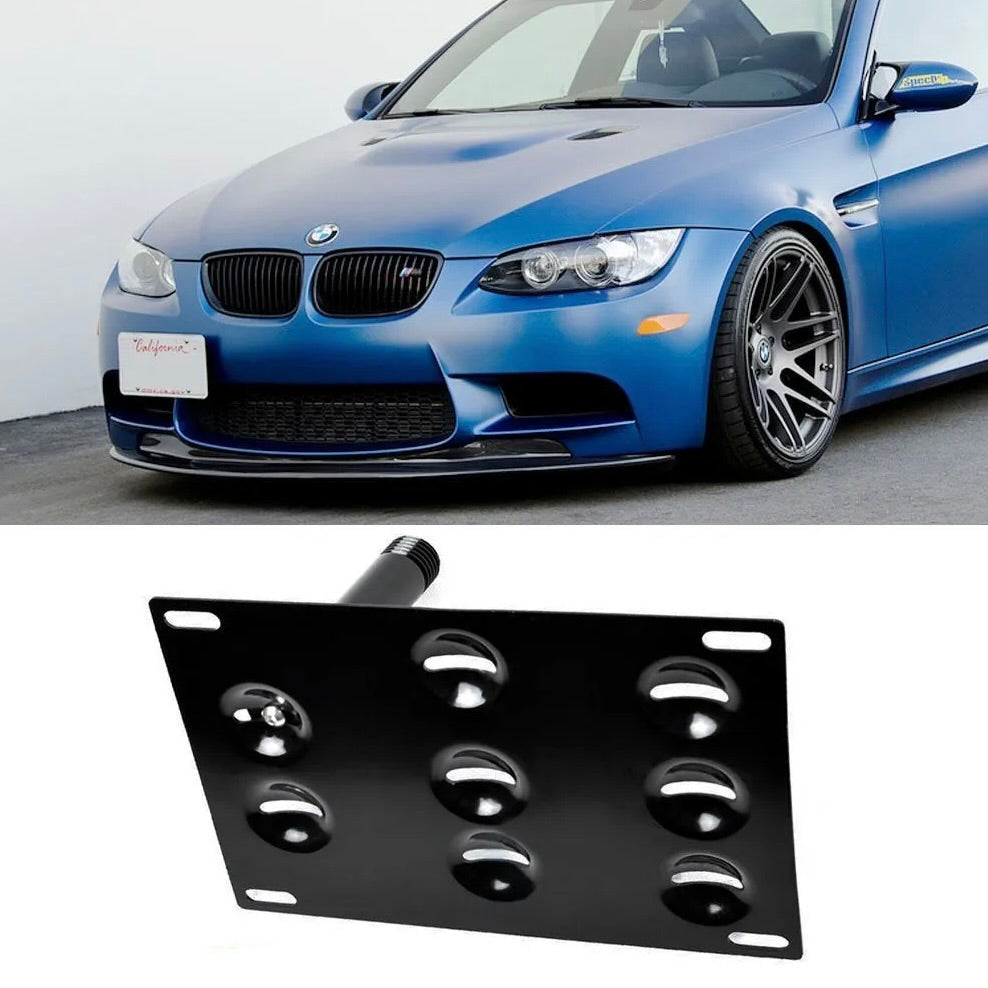 BMW 1 3 Series Front Bumper Tow Hook License Plate Bracket Mount | E90 ...