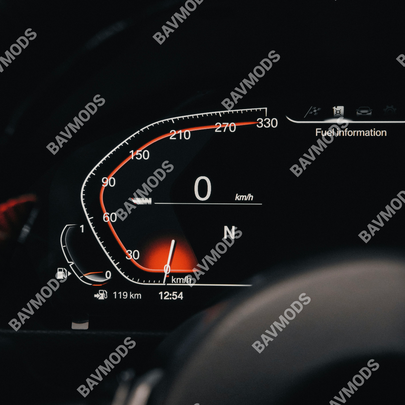 BAVMODS 1 3 4 5 7 Series Digital Dashboard Gauge Cluster | E90 E91 E92 ...