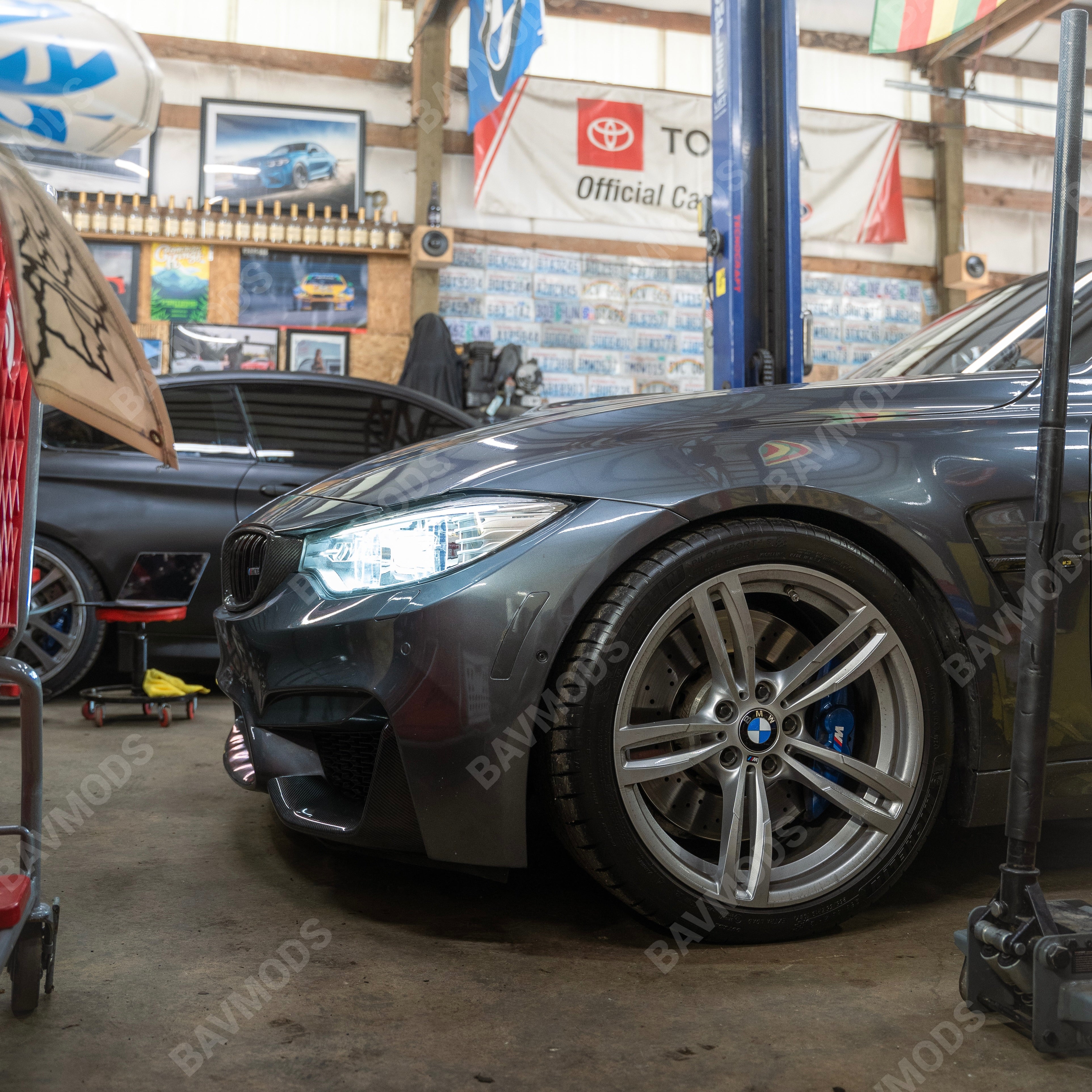 BMW F80 M3 Upgraded Metal Oil Cooler Skid Plate – S55 Engine Protectiv ...