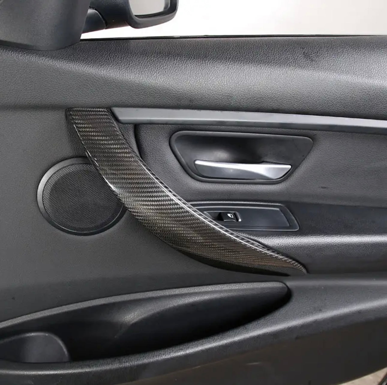 BMW 3 & 4 Series Real Carbon Fiber Interior Door Handle | F30 F32 F80 ...